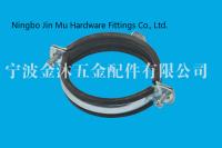 China Metal Pipe Support Clamps With EPDM Rubber M8 / M10 Connection Quick Installation for sale