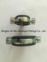 China Metal Pipe Support Clamps With EPDM Rubber M8 / M10 Connection Quick Installation for sale