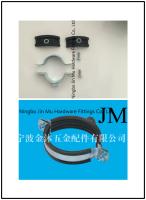 China M5 X 15 Locking Screw EPDM Rubber Galvanized Pipe Clamp Customized Size for sale