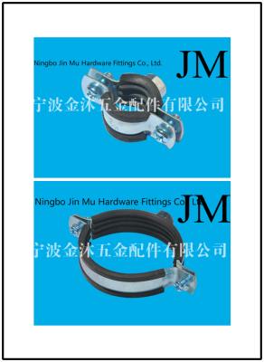 China M5 X 15 Locking Screw EPDM Rubber Galvanized Pipe Clamp Customized Size for sale