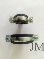 China Round Structure Pipe Support Clamps with Metal Material Zinc Plated FCC / SGS for sale