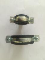 China Round Structure Pipe Support Clamps with Metal Material Zinc Plated FCC / SGS for sale