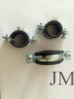 China Quick Clamping Pipe Hangers And Supports With 4mm Thick EPDM Rubber Lined Coated for sale