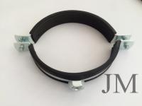 China Adjustable Metal Rubber Sanitary Pipe Support Clamps Size 33 mm - 36 mm for sale