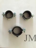 China Adjustable Metal Rubber Sanitary Pipe Support Clamps Size 33 mm - 36 mm for sale