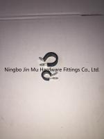 China professional 9 mm Bandwidth R Type Gas Hose Clamps With Black Rubber Lined for sale