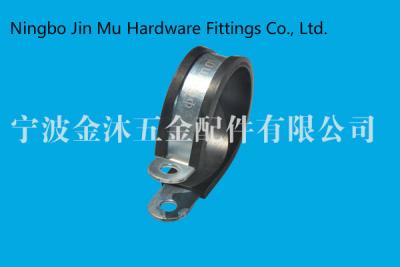China Industrial Rubber Cushioned Stainless Steel Gas Hose Clamps Round Head Type for sale