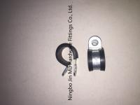 China Industrial Rubber Cushioned Stainless Steel Gas Hose Clamps Round Head Type for sale