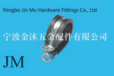 China Fixing Pipe Gas Hose Stainless Steel Pipe Hangers And Clamps EPDM Rubber Coated P Type for sale