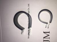China Fixing Pipe Gas Hose Stainless Steel Pipe Hangers And Clamps EPDM Rubber Coated P Type for sale