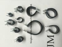 China 25mm Bandwidth Stainless Hose Clips , Suspension Heavy Duty Hose Clamps for sale
