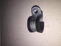 China M6 Screw Hole Gas Hose Clamps with Black Rubber Lined 12 mm / 9 mm Bandwidth for sale