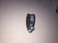 China Black Rubber Coated Gas Hose Clamps With Stainless Steel 50 mm Size CE / ROHS / FCC for sale