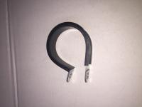 China Fixed Heavy Duty Rubber Lined Clamps With Galvanized Steel / Stainless Steel for sale