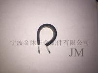 China Rubber Cushioned Hose Clamps Stainless Steel With 0.6 mm 0.8 mm 1.0 mm Band Thickness for sale