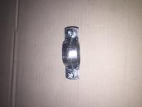 China 0.4 - 3.0 mm Thick 3 / 8 inch Stainless Steel Pipe Clamp with Metal Zinc Plated for sale