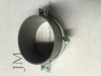 China 20 mm Width 1.5 mm Thick Stainless Steel Pipe Clamp M6 x 25 Locking Screw for sale