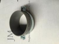 China 20 mm Width 1.5 mm Thick Stainless Steel Pipe Clamp M6 x 25 Locking Screw for sale