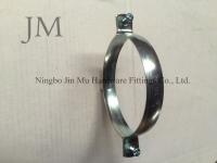 China 20 mm Width 1.5 mm Thick Stainless Steel Pipe Clamp M6 x 25 Locking Screw for sale