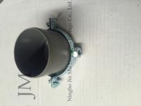 China Round Structure Metal Zinc Plated Stainless Steel Pipe Clamp Size 4 1 / 2 