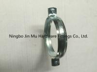 China 1 / 2 Inch Vertical Wall Mounted Stainless Steel Pipe Clamp Without Rubber for sale