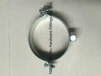 China Zinc Galvanized Stainless Steel Pipe Clamp For Quick Clamping System Compact Structure for sale