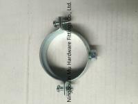 China Zinc Galvanized Stainless Steel Pipe Clamp For Quick Clamping System Compact Structure for sale
