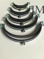 China Standard 20 mm Bandwidth Rigid Pipe Clamp , Heavy Duty Tubing Support Clamps for sale