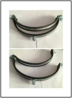China Standard 20 mm Bandwidth Rigid Pipe Clamp , Heavy Duty Tubing Support Clamps for sale