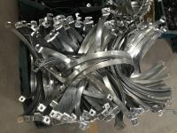 China Compact Structural Tube Mounting Clamp , Zinc Galvanized Tube Clamps Stainless Steel for sale