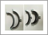 China Round Quick Pipe Clamp Heavy Duty For Heating Pipes / Waste Water Pipes -40 ~ 110 Deg for sale
