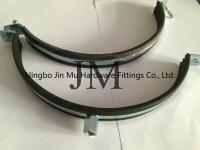 China M8 / M10 Nut Heavy Duty Large Diameter Hose Clamps With Zinc Plated Surface for sale