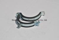 China Heavy Duty Vertical Pipe Support Clamps With Zinc Plated Surface M8 / M10 Nut Connect for sale