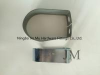 China Galvanized Heavy Duty Sprinkler Pipe Clamps 5 Inch Size 20 mm / 25 mm Bandwidth for sale
