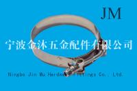 China Stainless Steel 304 T Bolt Hose Clamp 19 mm Wide Band  Size 25 mm - 35 mm for sale