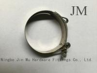 China 2 Inch Heavy Duty T Bolt Clamps , Stainless Steel T Bolt Exhaust Clamp FCC / SGS for sale