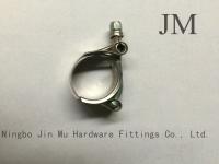 China 3 Inch Standard T Bolt Heavy Duty Hose Clamps Stainless Steel 19 mm Wide Band for sale