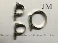 China Silicone Stainless Steel Spring Hose T Bolt Hose Clamp For Pipe Support for sale