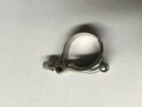 China Stainless Steel Heavy Duty T Bolt Hose Clamp with Customized Size and Thick for sale