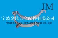 China 20 mm Bandwidth Stainless Steel Pipe Clamps , Industrial Tubing Clips And Clamps for sale