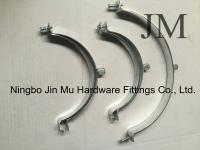 China 20 mm Bandwidth Stainless Steel Pipe Clamps , Industrial Tubing Clips And Clamps for sale