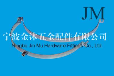 China 25 mm Band Width Quick Connect Hose Clamps , Galvanised Ventilation Pipe Clamp for sale