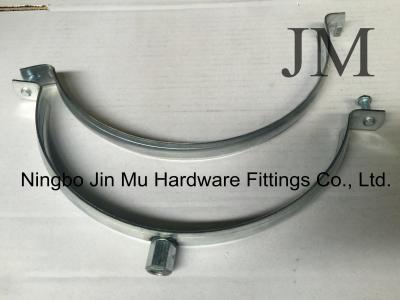China 8 inch large Stainless steel tubing clamps for Vent Pipe Fittings ,  Wall Mounted for sale