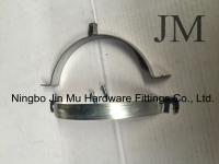 China Corrosion Resistance Industrial Hose Clamps With White Zinc Galvanized M8 / M10 Nut for sale