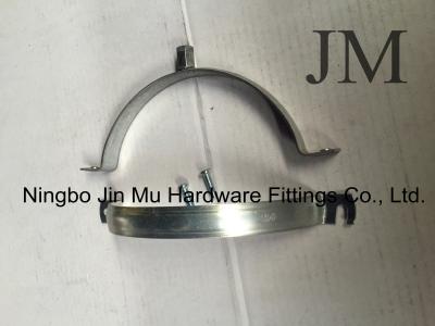 China Corrosion Resistance Industrial Hose Clamps With White Zinc Galvanized M8 / M10 Nut for sale
