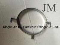 China 1.8 mm Thickness Hose Clips Stainless Steel , Industrial Hose Steel Pipe Clamps for sale