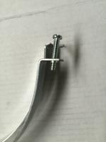 China Galvanized Cast Iron Saddle Pipe Industrial Hose Clamps Without Rubber Size 430 mm for sale