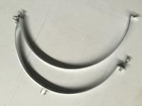 China Electro Galvanized Stainless Hose Clips , M8 / M10 Nut Connection Wire Hose Clamps for sale