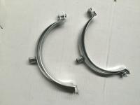 China Galvanized Cast Iron Industrial Hose Clamps 1.8 mm ~ 2.0 mm Thickness 20 mm Bandwidth for sale