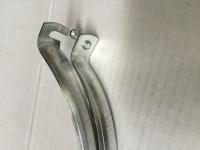 China 560 mm Dia Industrial Metal Hose Clamp With Galvanized Cast Iron Saddle for sale